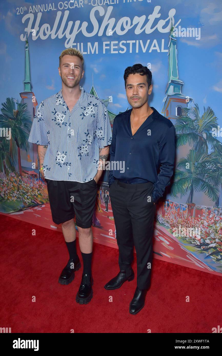 Kanoa Goo und Taylor James bei der Preisverleihung vom 20. HollyShorts ...