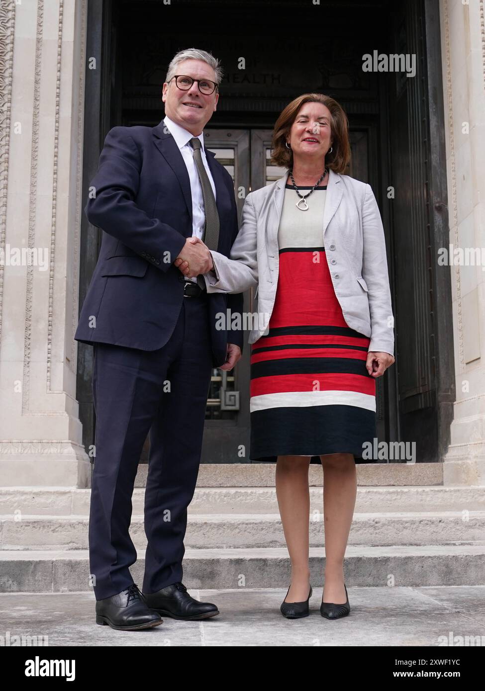 Prime Minister Sir Keir Starmer meeting First Minister of Wales Eluned ...