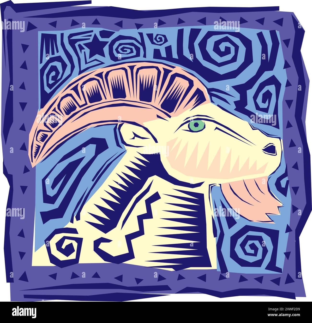 Horoscope flat set of icons with zodiac signs and hugging couple ...