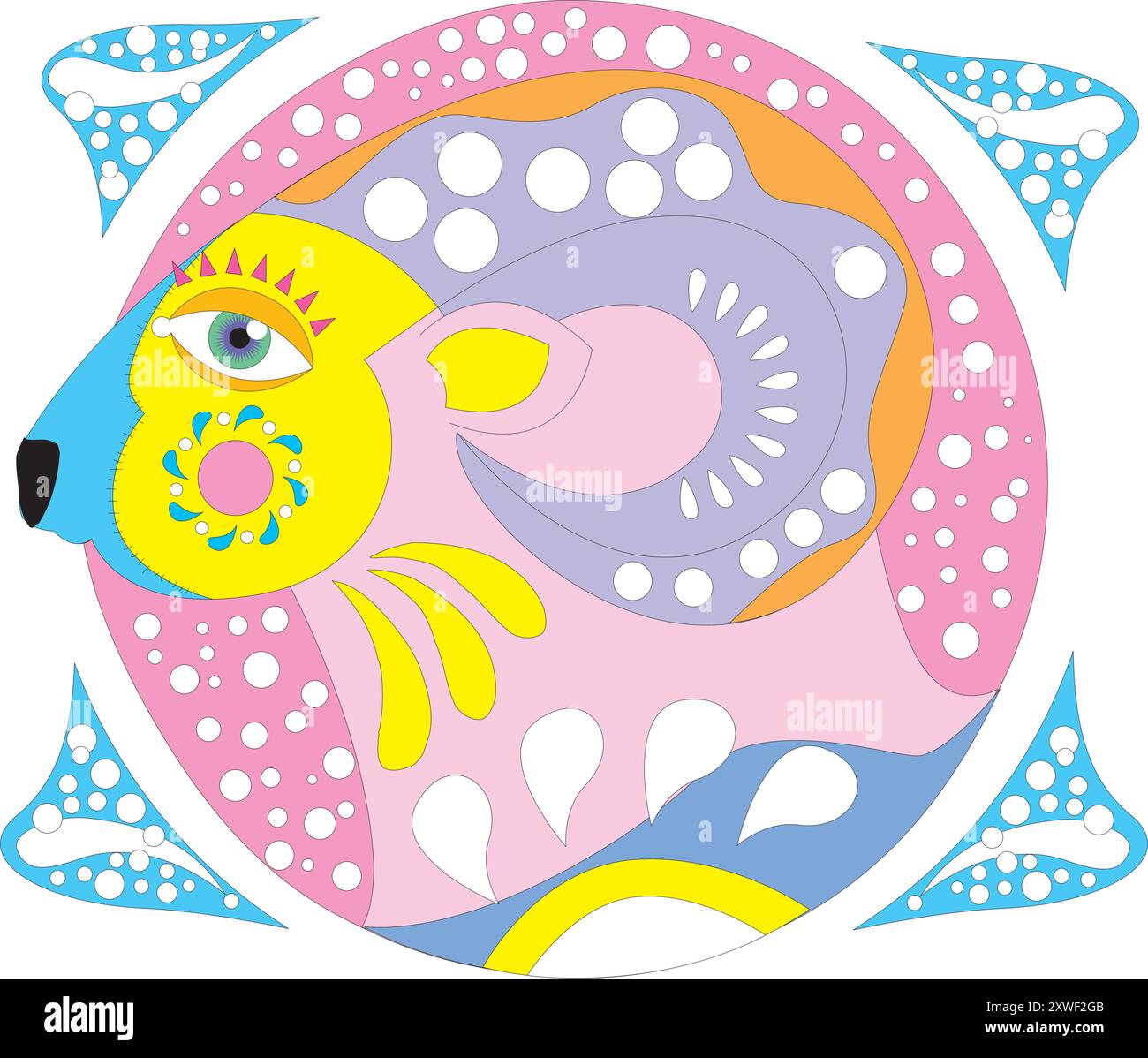 Horoscope flat set of icons with zodiac signs and hugging couple ...