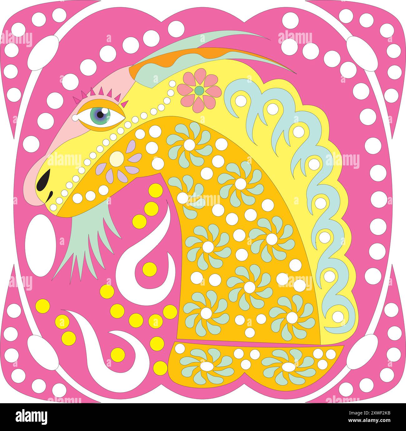 Horoscope flat set of icons with zodiac signs and hugging couple ...