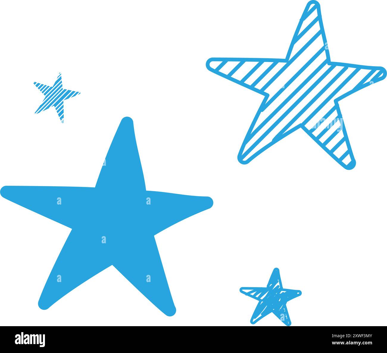 Kids doodle crayon style Hand drawn doodle sketch children Stock Vector ...