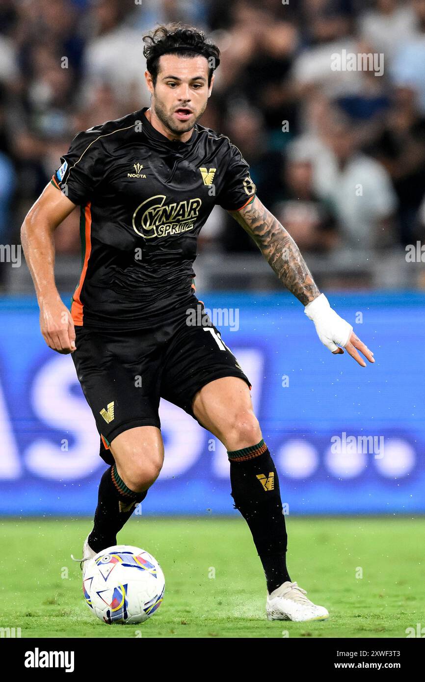 Nicholas Pierini of Venezia FC in action during the Serie A football ...