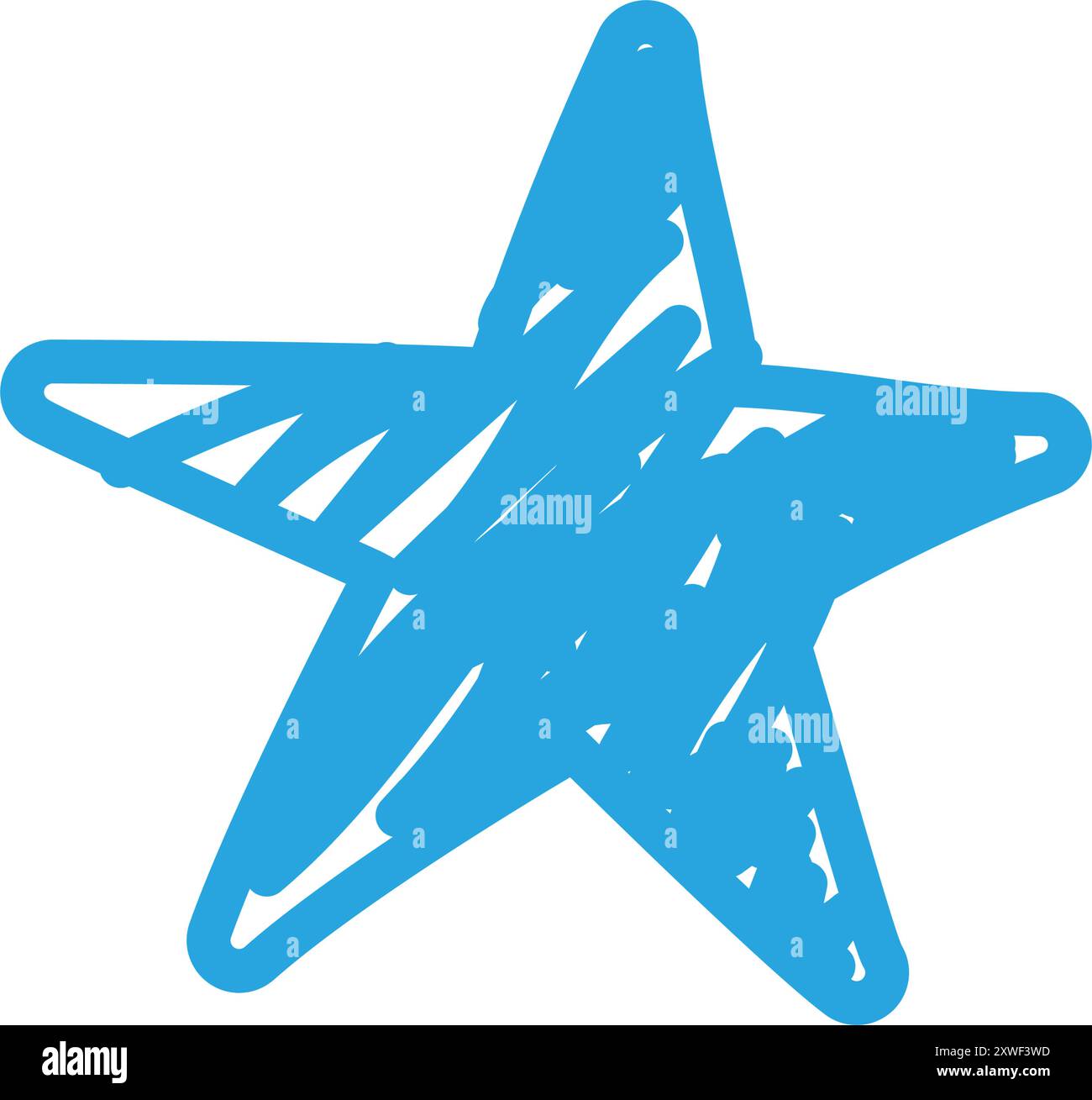 Kids doodle crayon style Hand drawn doodle sketch children Stock Vector ...