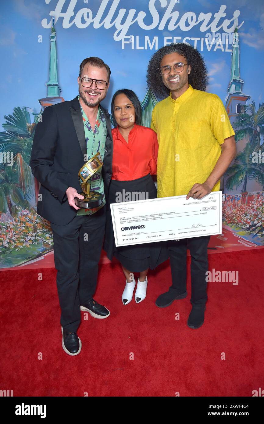 Adam J. Graves, Suchitra Mattai und Gast bei der Preisverleihung vom 20 ...