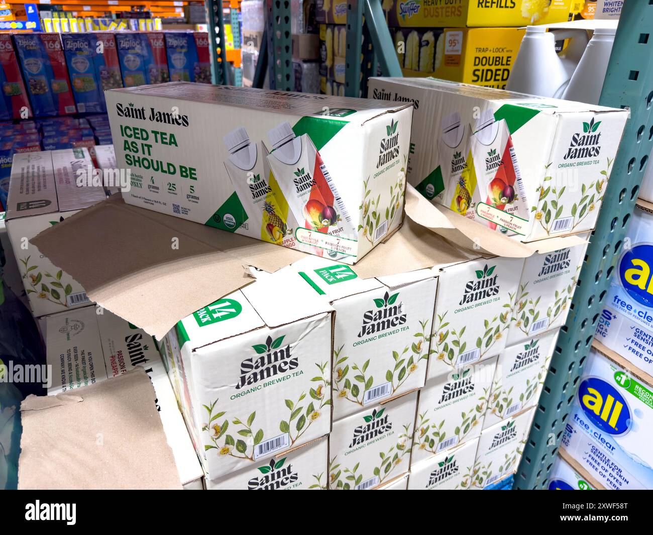 Los Angeles, California, United States - 04-14-2024: A view of several ...