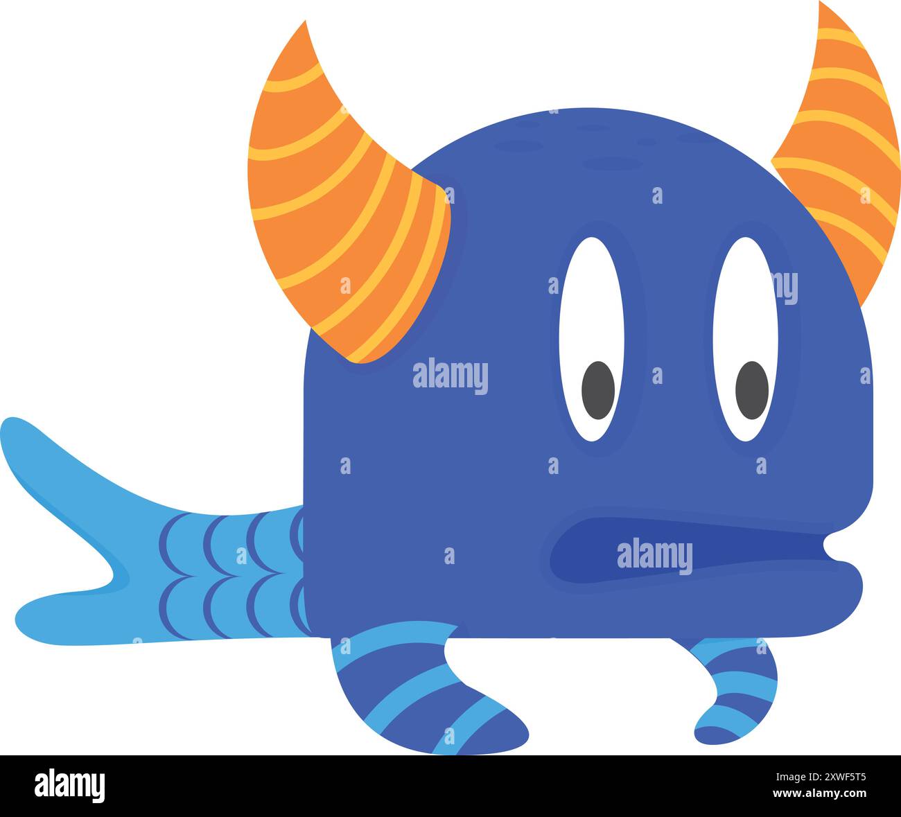 Crazy creature character. Alien monster kid toy Stock Vector Image ...