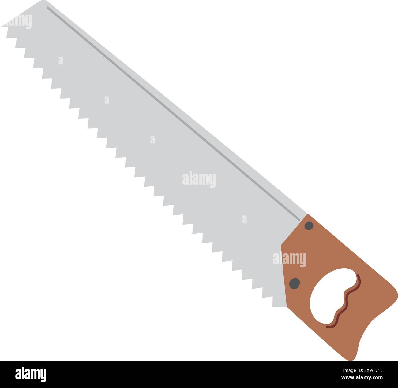 Vintage saw machine illustration Cut Out Stock Images & Pictures - Alamy