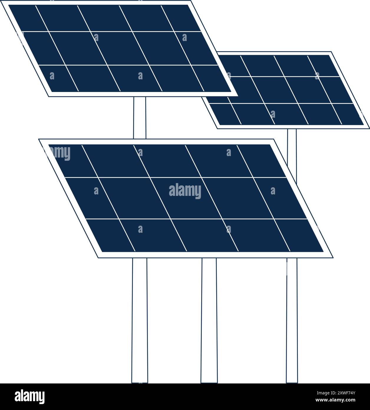 Solar panels icon. Eco energy power symbol Stock Vector Image & Art - Alamy