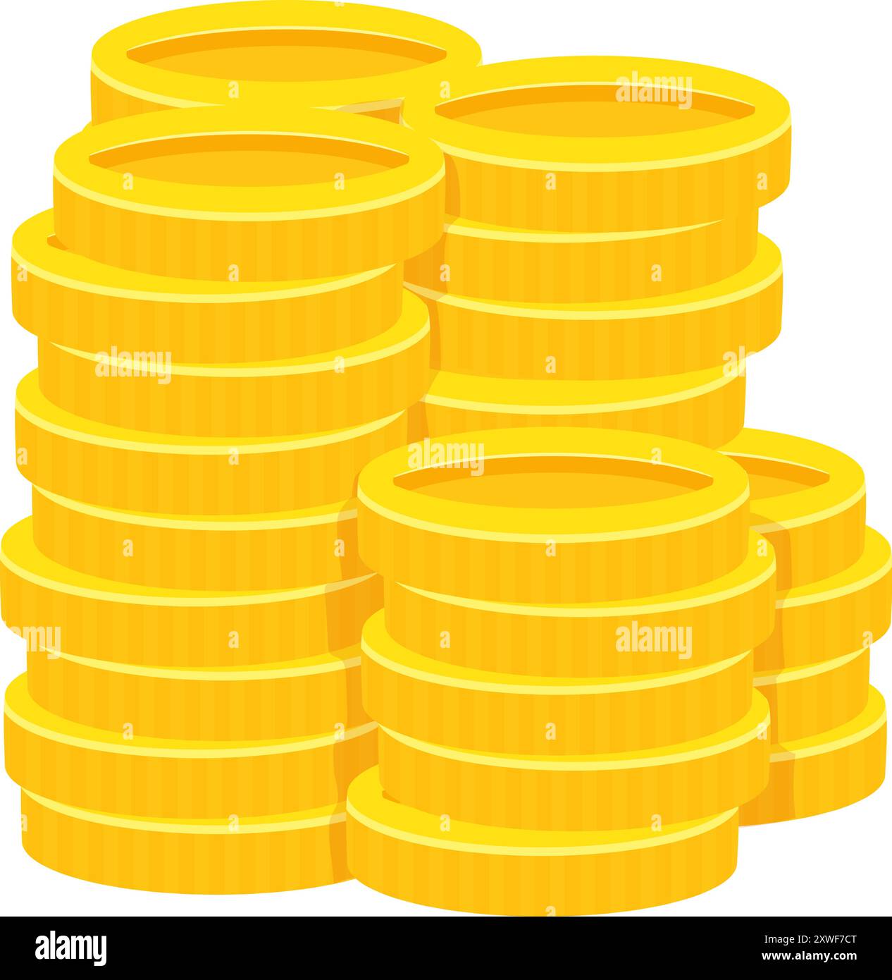 Cartoon coins hi-res stock photography and images - Alamy