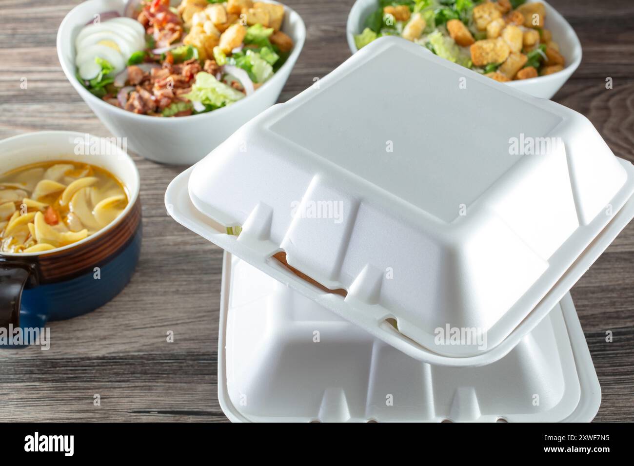 Styrofoam food containers hi-res stock photography and images - Alamy