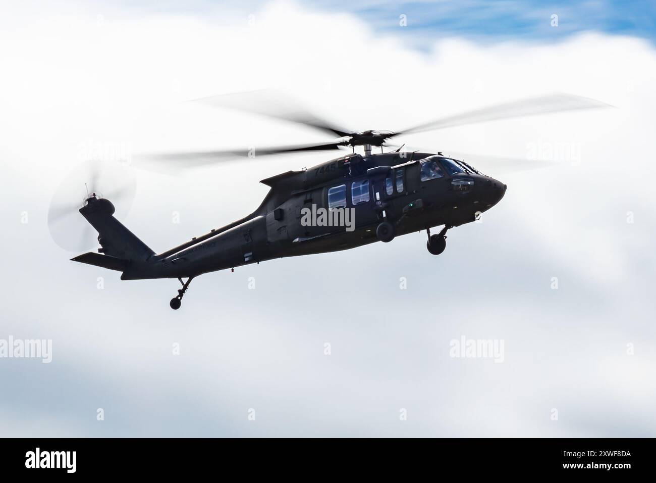 Malacky, Slovakia - September 1, 2023: Slovak Air Force Sikorsky S-70 ...