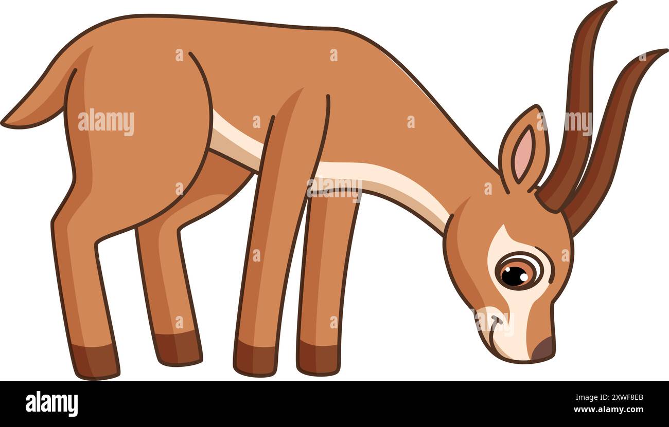 Cartoon gazelle face hi-res stock photography and images - Alamy