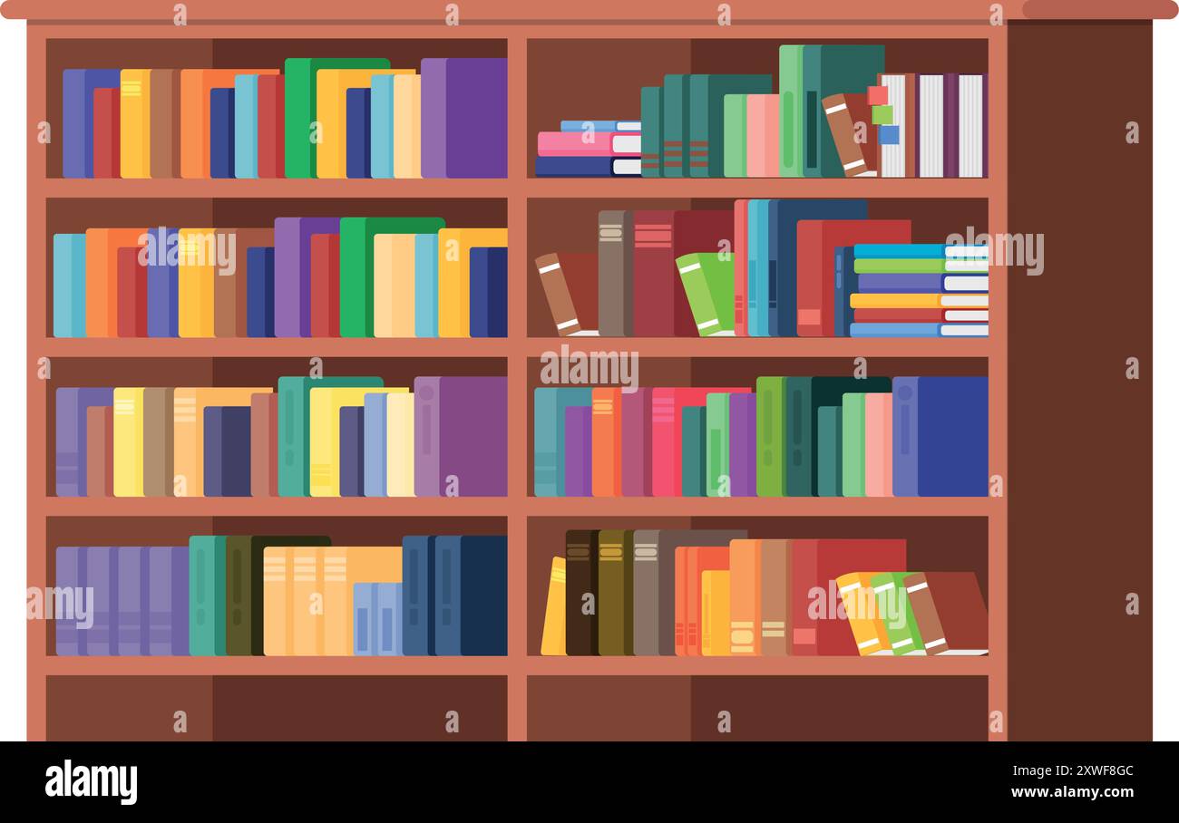 Office book shelves Cut Out Stock Images & Pictures - Alamy