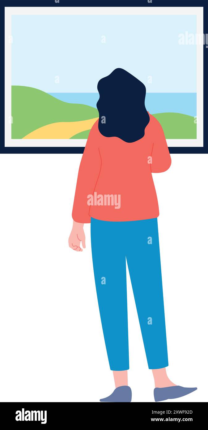 Visitor looking at Cut Out Stock Images & Pictures - Alamy