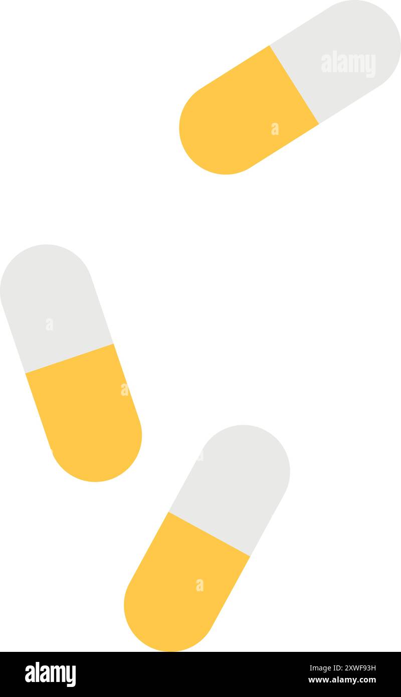 Falling pills Stock Vector Images - Alamy