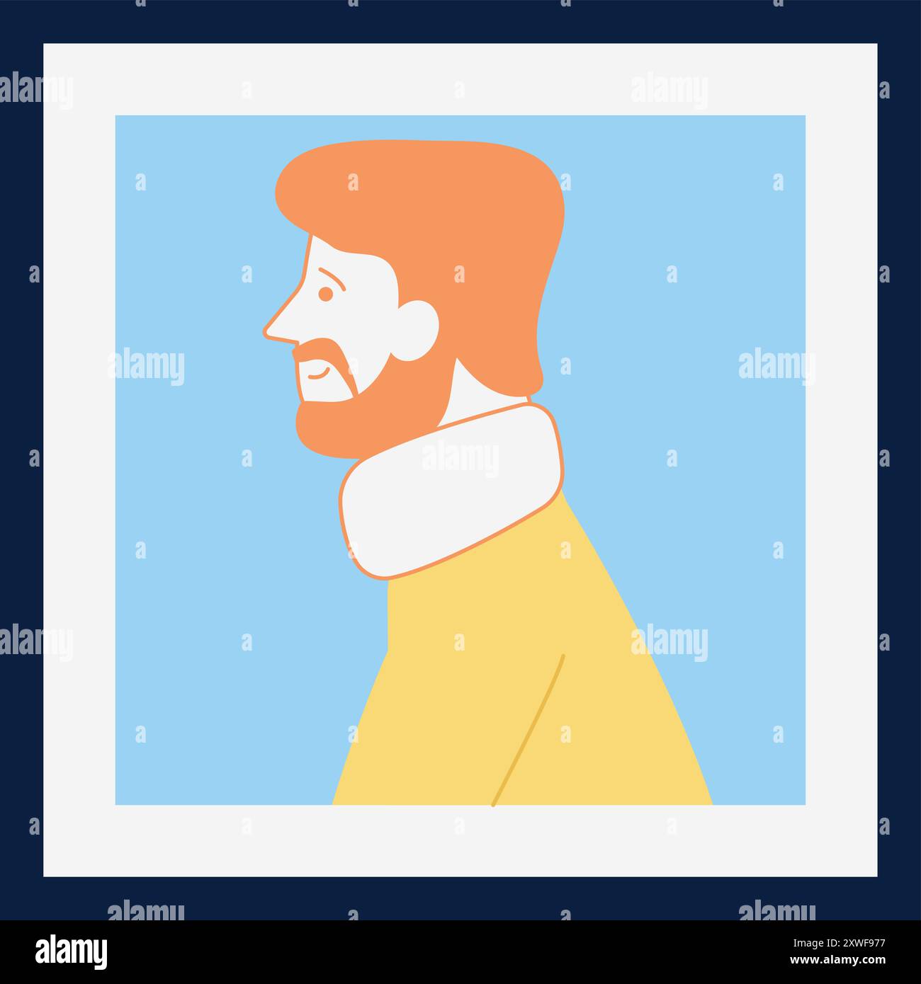 Profile picture frame hi-res stock photography and images - Alamy