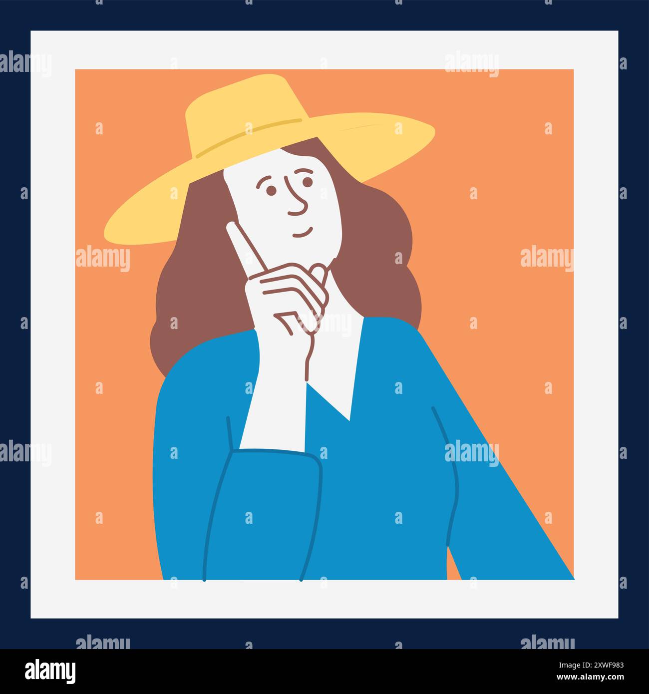 Portrait painter female Cut Out Stock Images & Pictures - Alamy