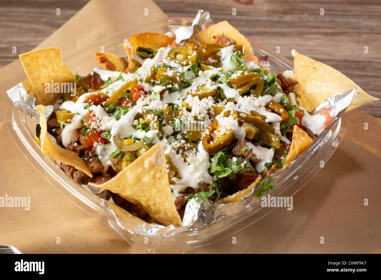 Nachos de carne asada hi-res stock photography and images - Alamy
