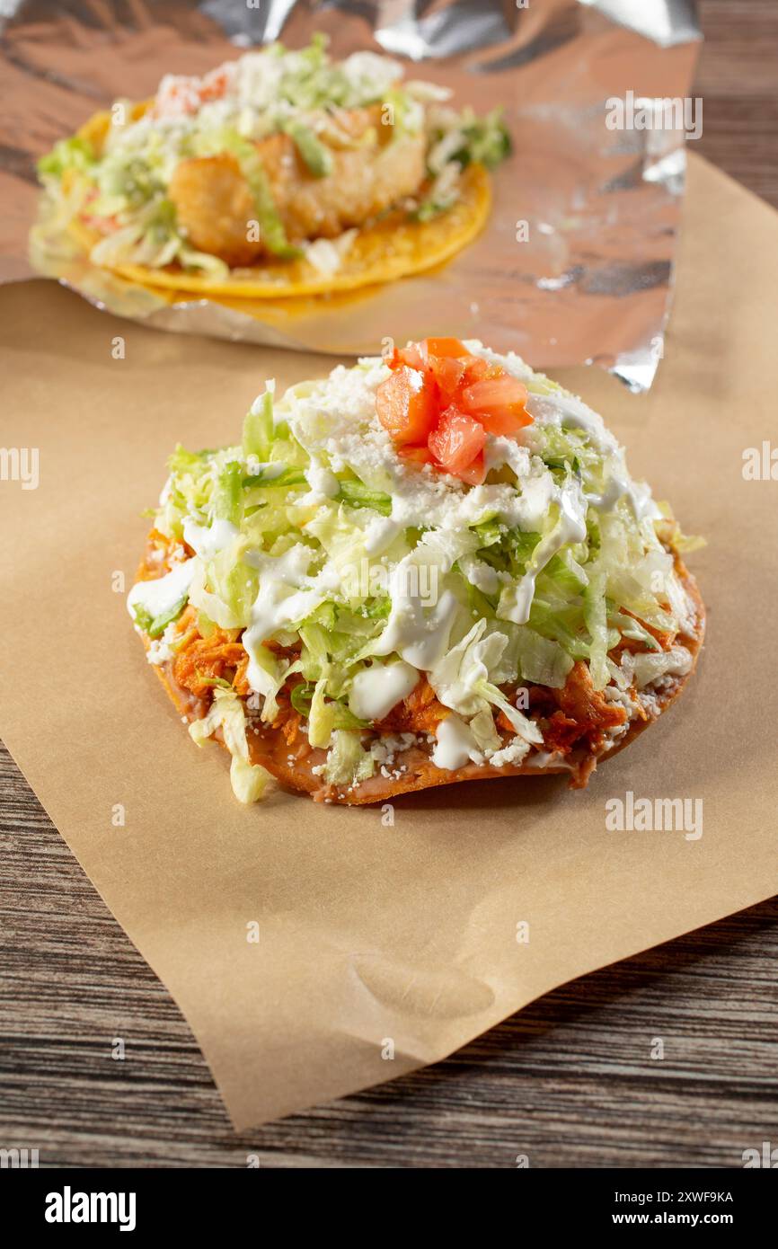Tostada shell hi-res stock photography and images - Alamy