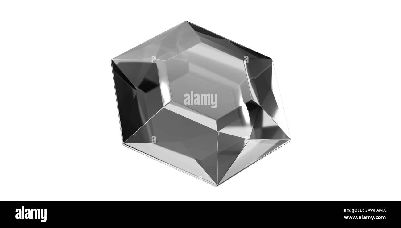 Diamond Gem on transparent background, white gemstone diamond isolated ...