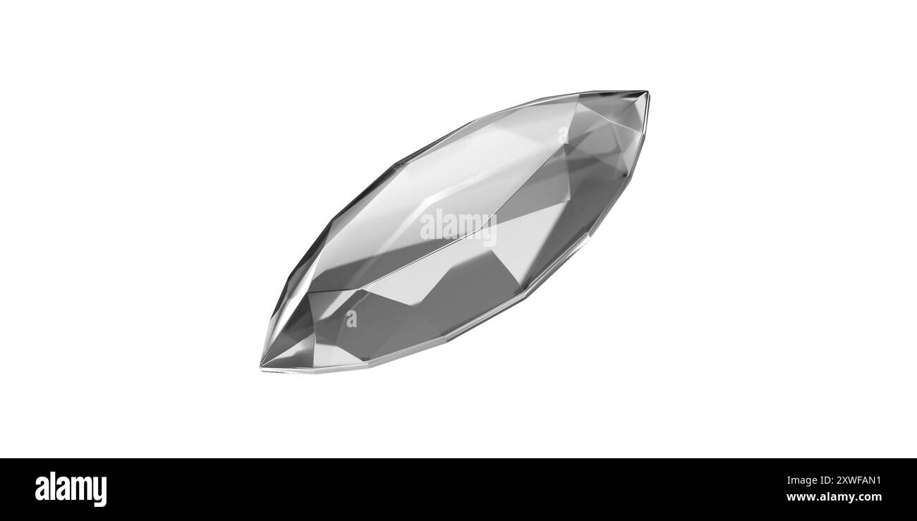 Diamond Gem on transparent background, white gemstone diamond isolated ...