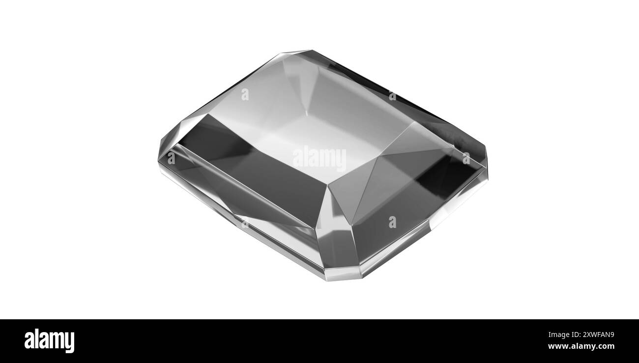 Diamond Gem on transparent background, white gemstone diamond isolated ...