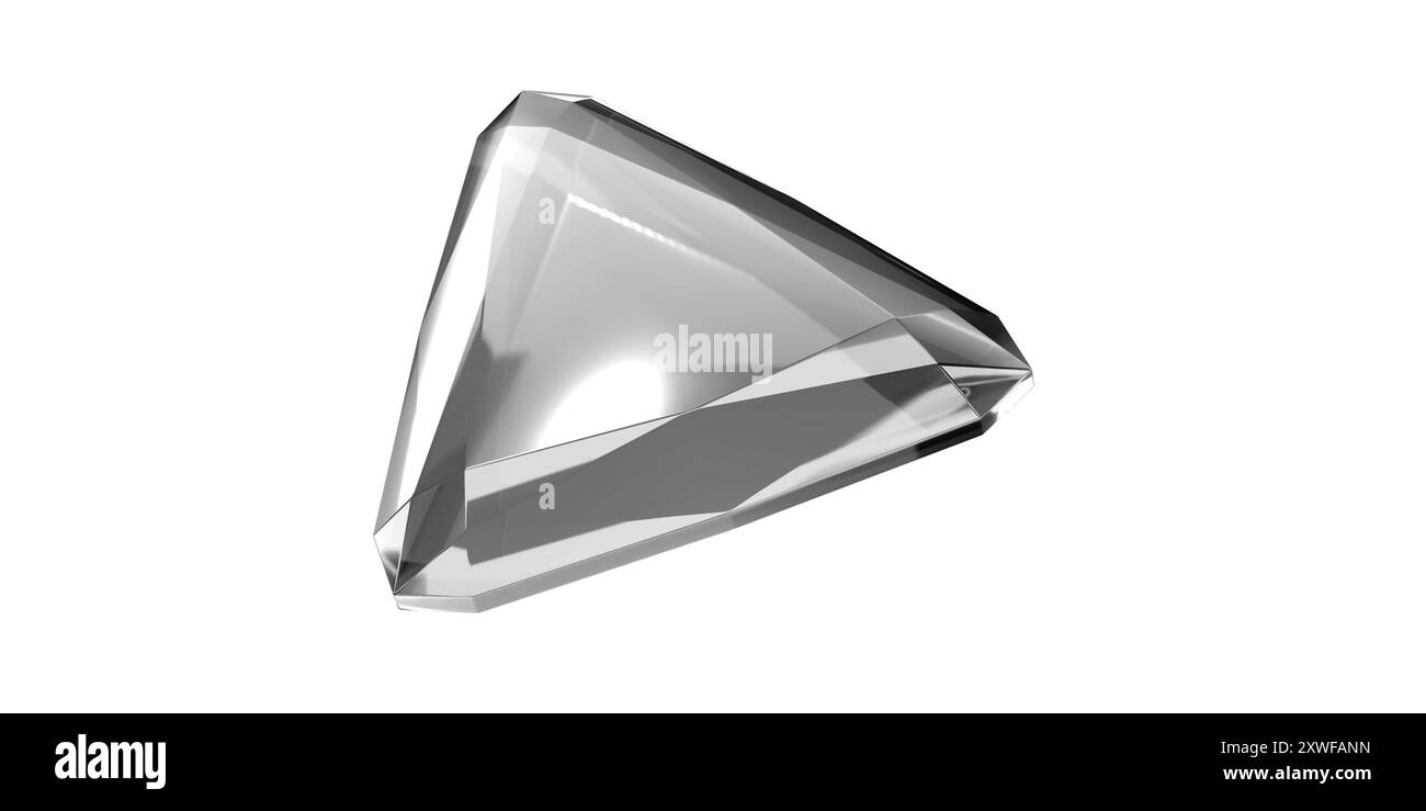 Diamond Gem on transparent background, white gemstone diamond isolated ...