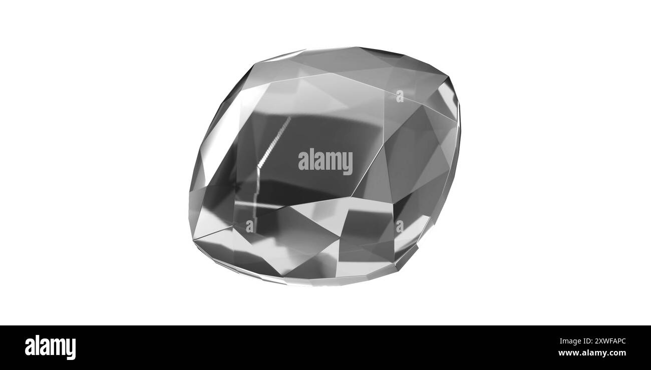 Diamond Gem on transparent background, white gemstone diamond isolated ...