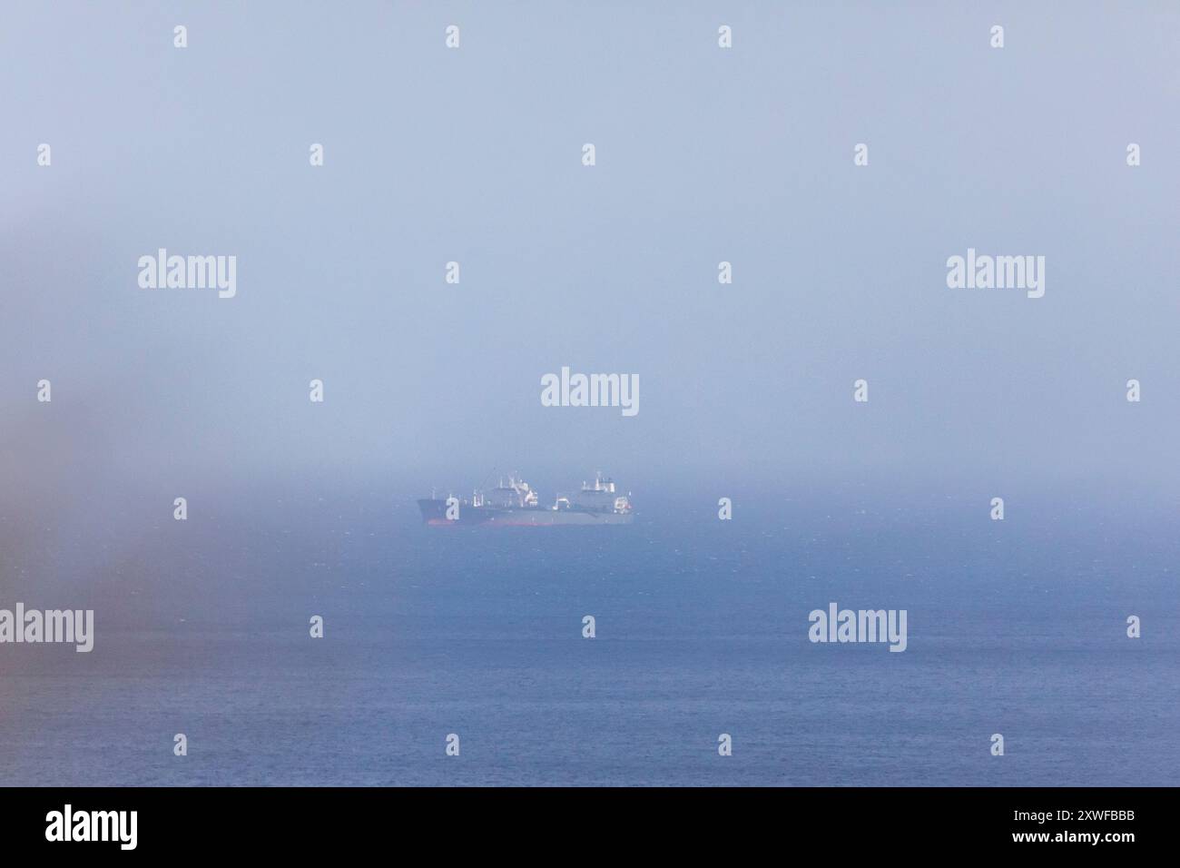 Ghost ships: The Nanda Devi (in the foreground) is hooked up to another ...