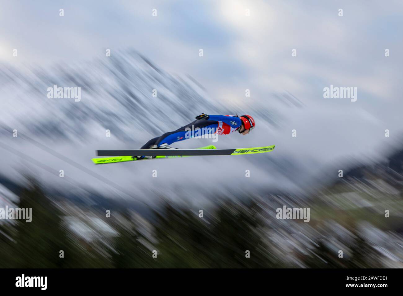 Selina Freitag in her first jump in the 3rd World Cup Competition ...