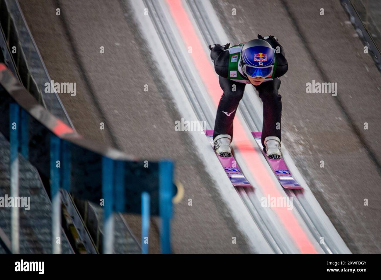 First competition day in big jump 120 meters for men in Engelberg in ...
