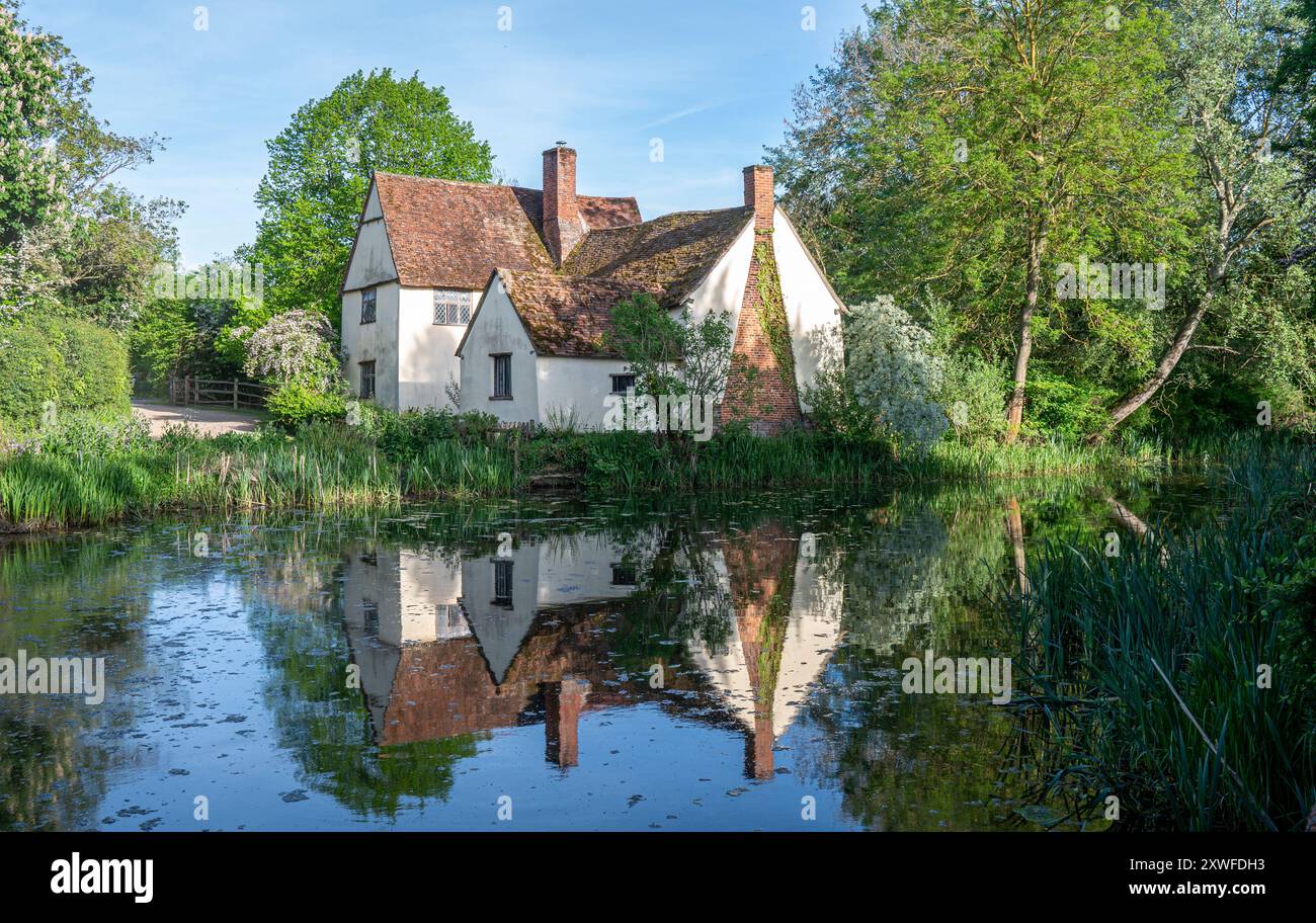 Willy Lott's cottage made famous by John Constable's painting, on the ...