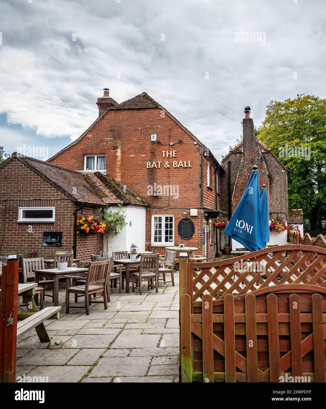 The Bat and Ball an 18th century pub known as the cradle of cricket ...