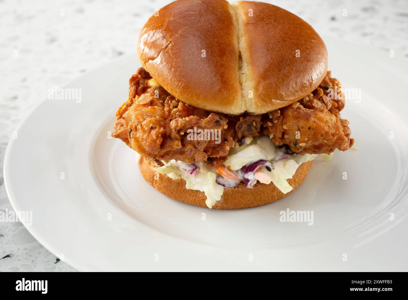 View fried chicken sandwich hi-res stock photography and images - Alamy