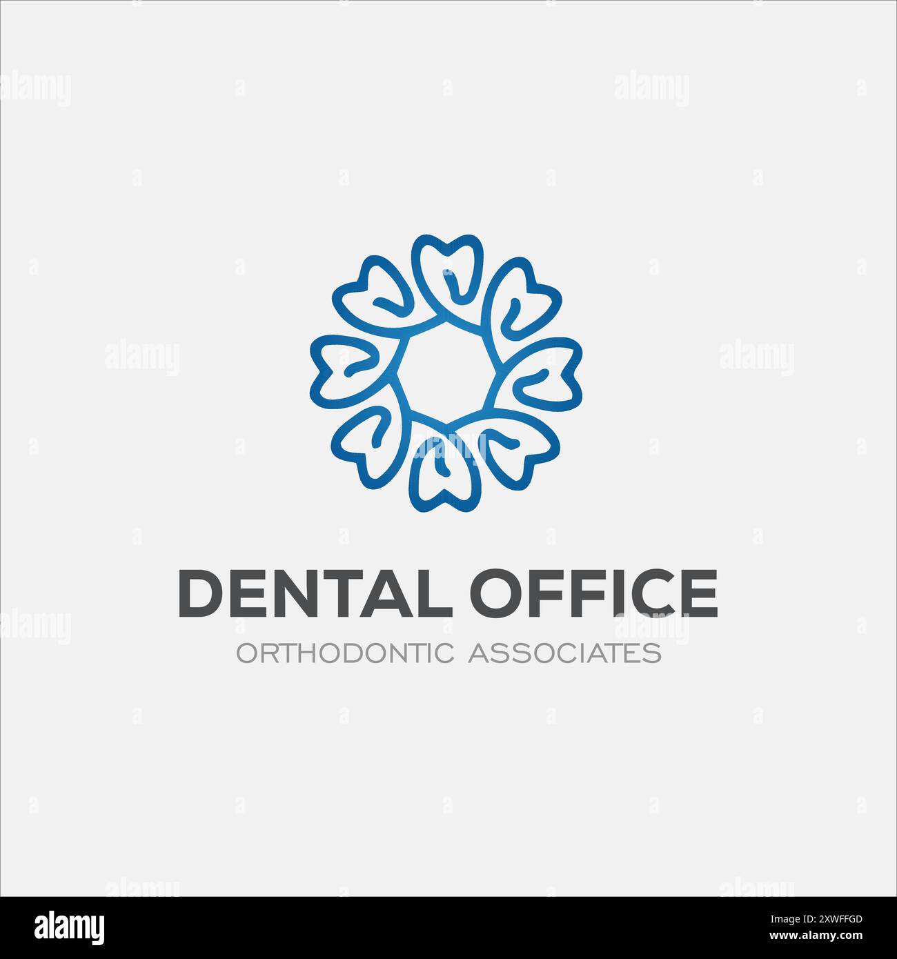 Dental Clinic Logo Design Dentist Logo Tooth abstract Linear Dentist ...