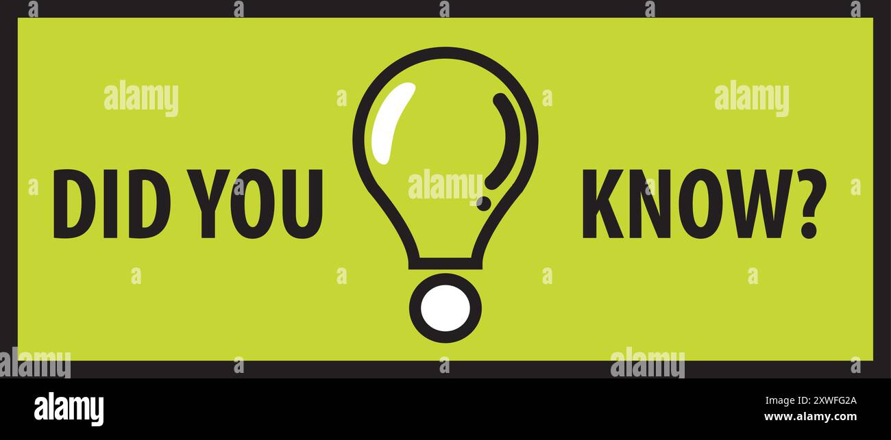 Did you know bulb icon trivia fun vector question interesting knowledge ... Did you know bulb icon trivia fun vector question interesting knowledge ...