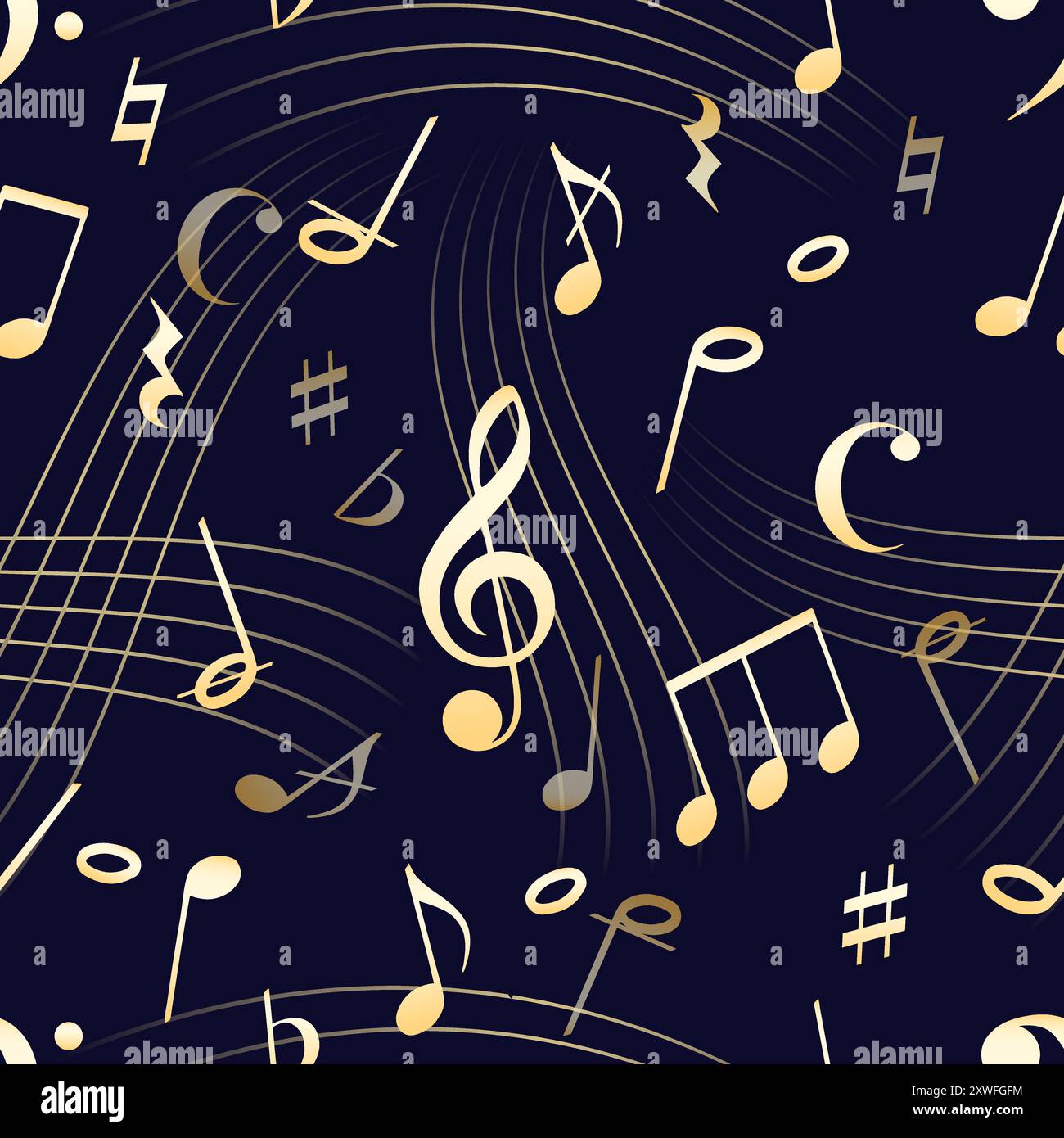 Musics vector background Stock Vector Image & Art - Alamy