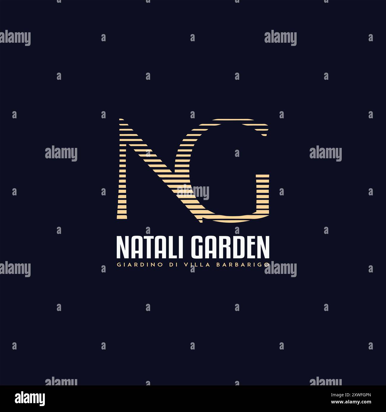 Alphabet letter icon logo Gn, NG, GN Logo Emblem Monogram, Letters ...