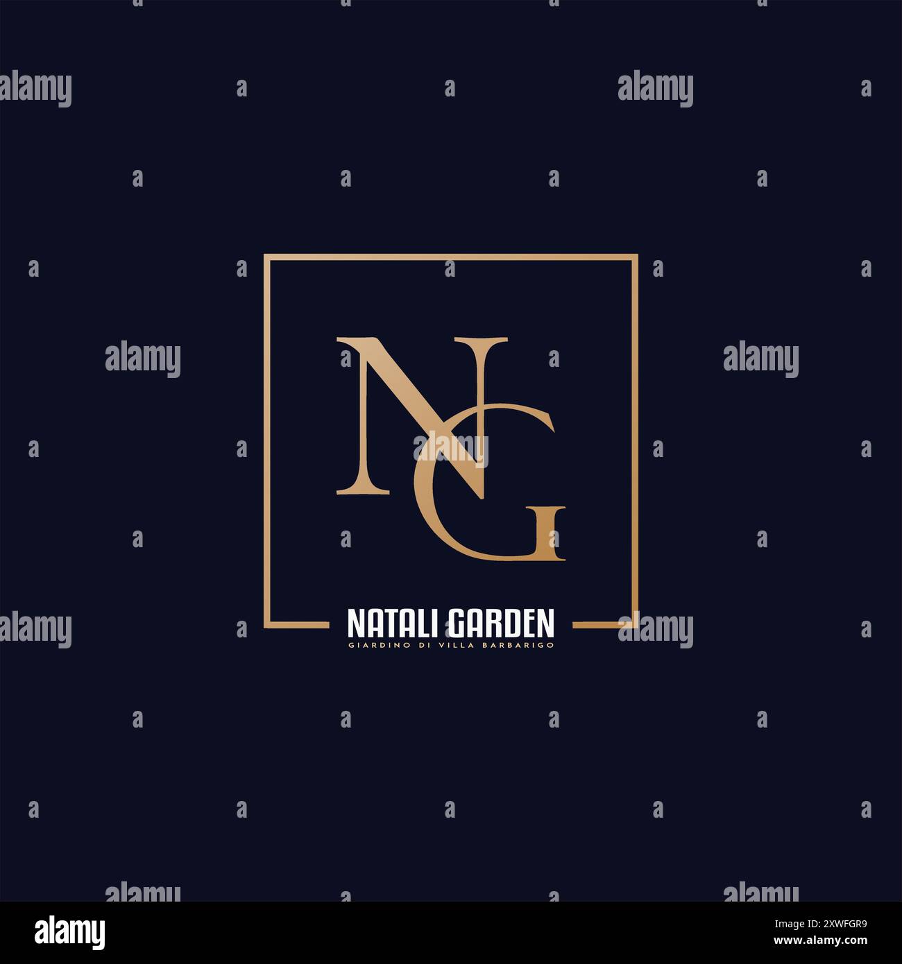 Alphabet letter icon logo Gn, NG, GN Logo Emblem Monogram, Letters ...