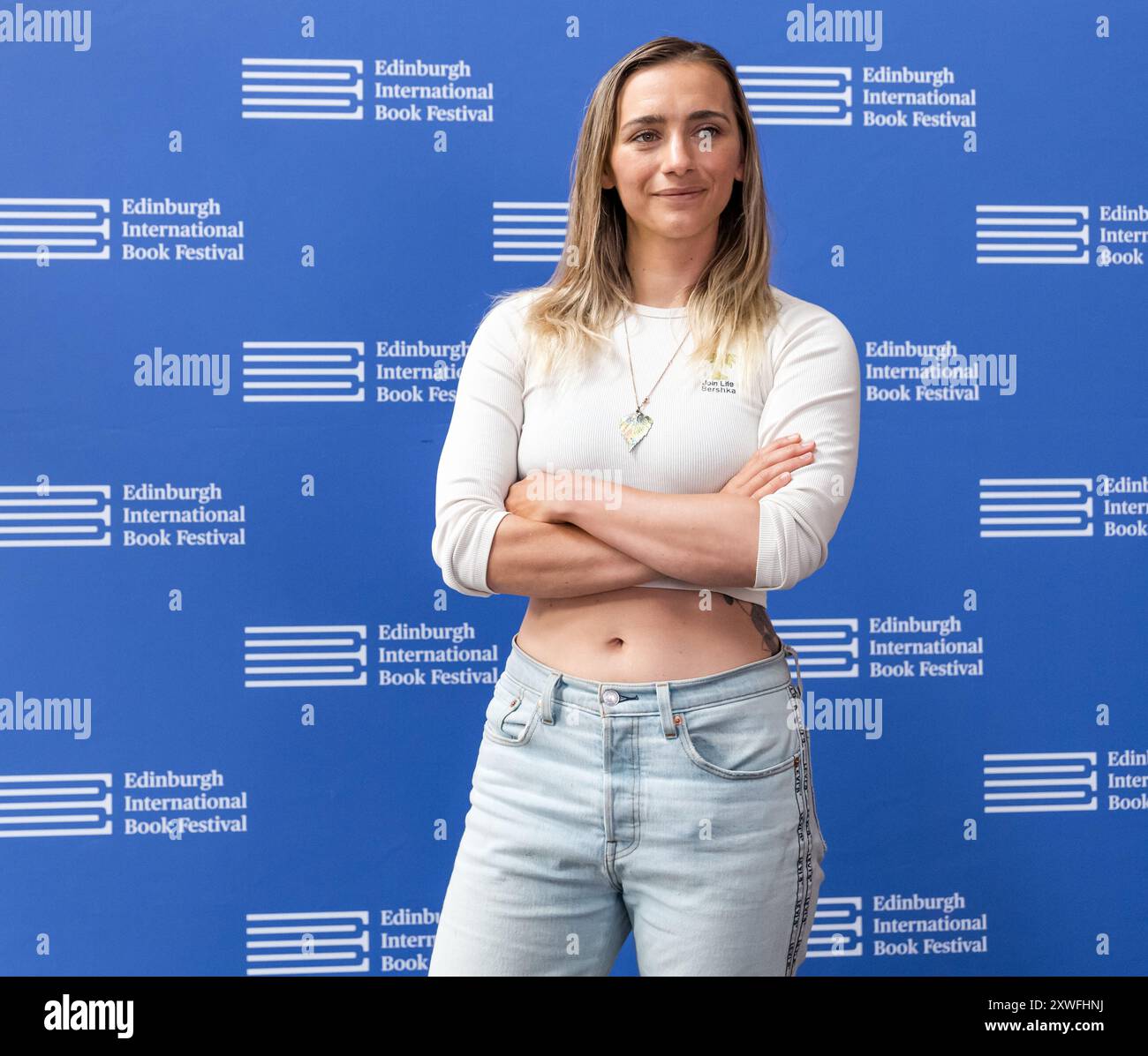 Journalist Grace Blakeley at Edinburgh International Book Festival, Scotland, UK Stock Photo - Alamy
