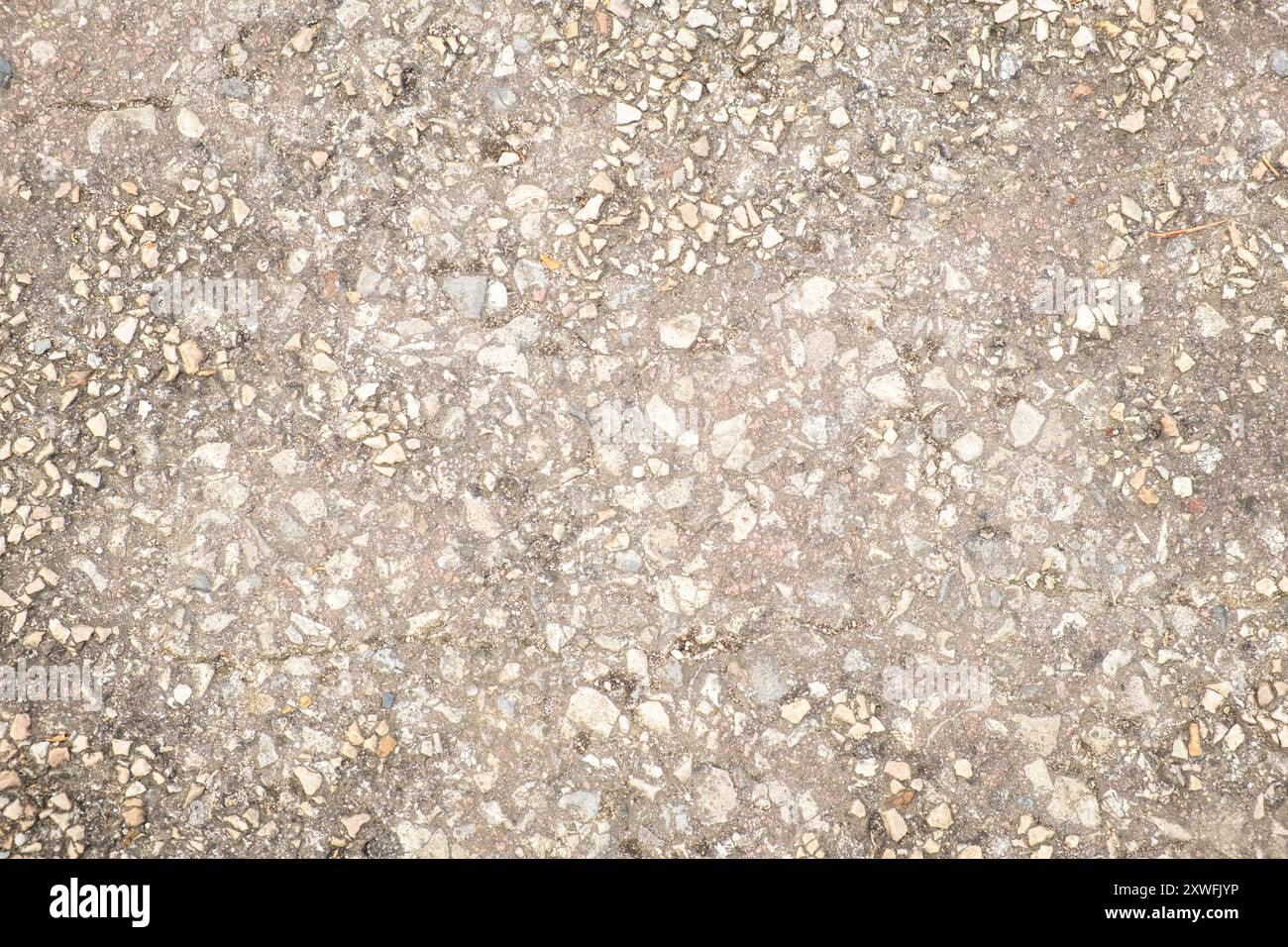 Close-Up of Rough Gravel Road Surface with Pebbles and Dirt Stock Photo ...