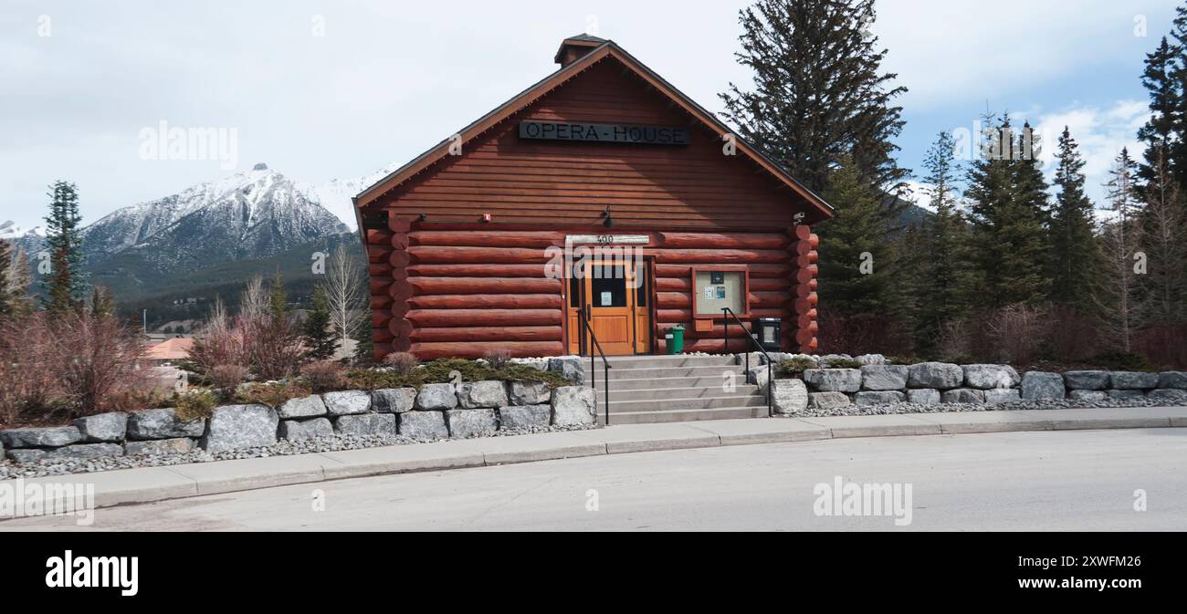 Canmore Opera House Stock Photo - Alamy
