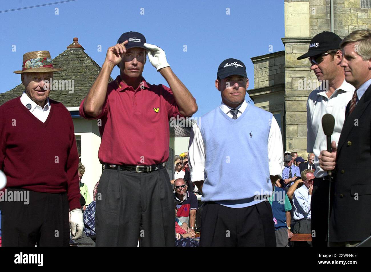 Past champions 88 year old Sam Snead, Ian Baker-Finch, Justin Leonard ...