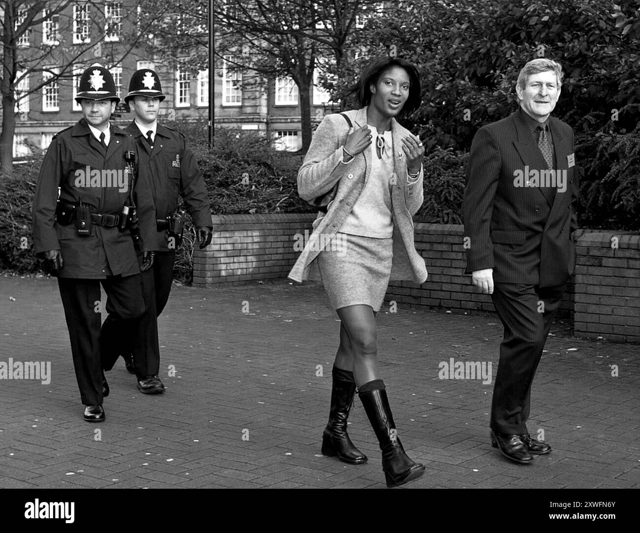 Denise Lewis arriving for the Civic reception in Wolverhampton after ...