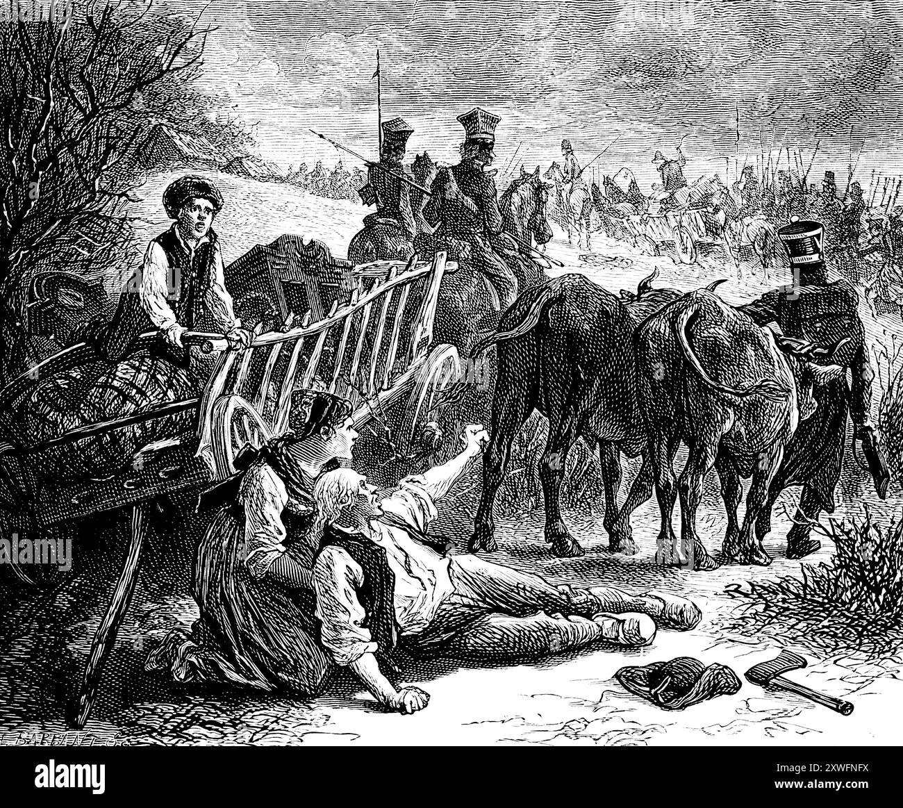 Napoleon army wagon hi-res stock photography and images - Alamy