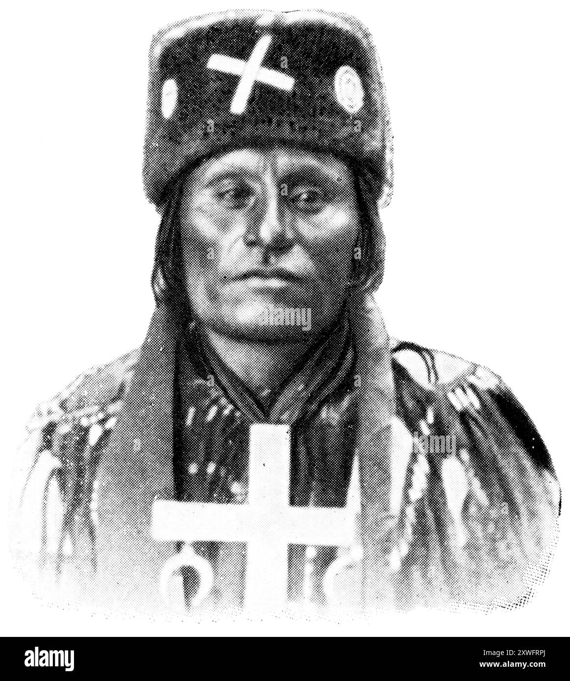 American peoples. Portrait of Cheyenne. The Cheyenne are an Indigenous ...