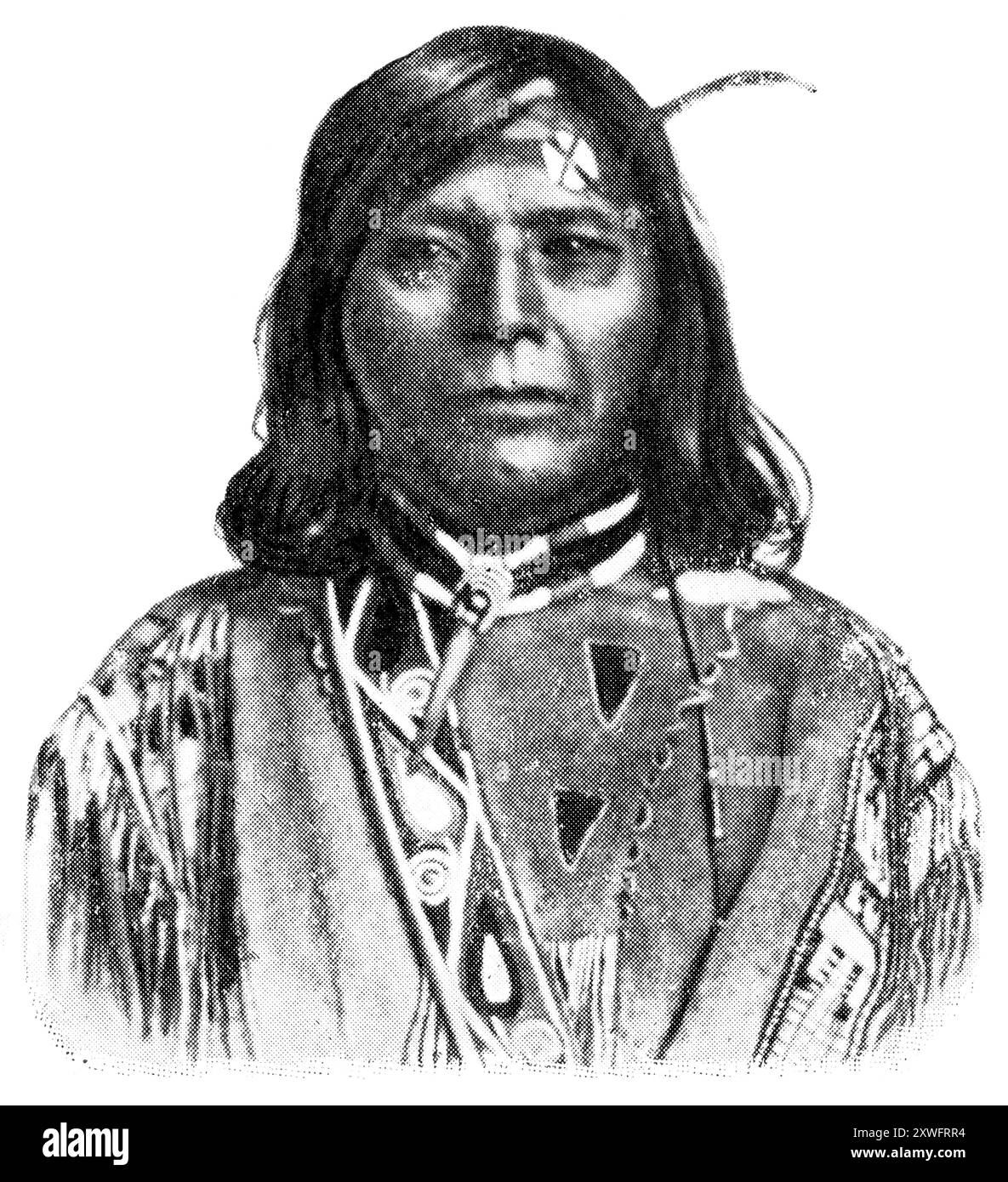 Portrait of Nez Perce woman. The Nez Perce are an Indigenous people ...