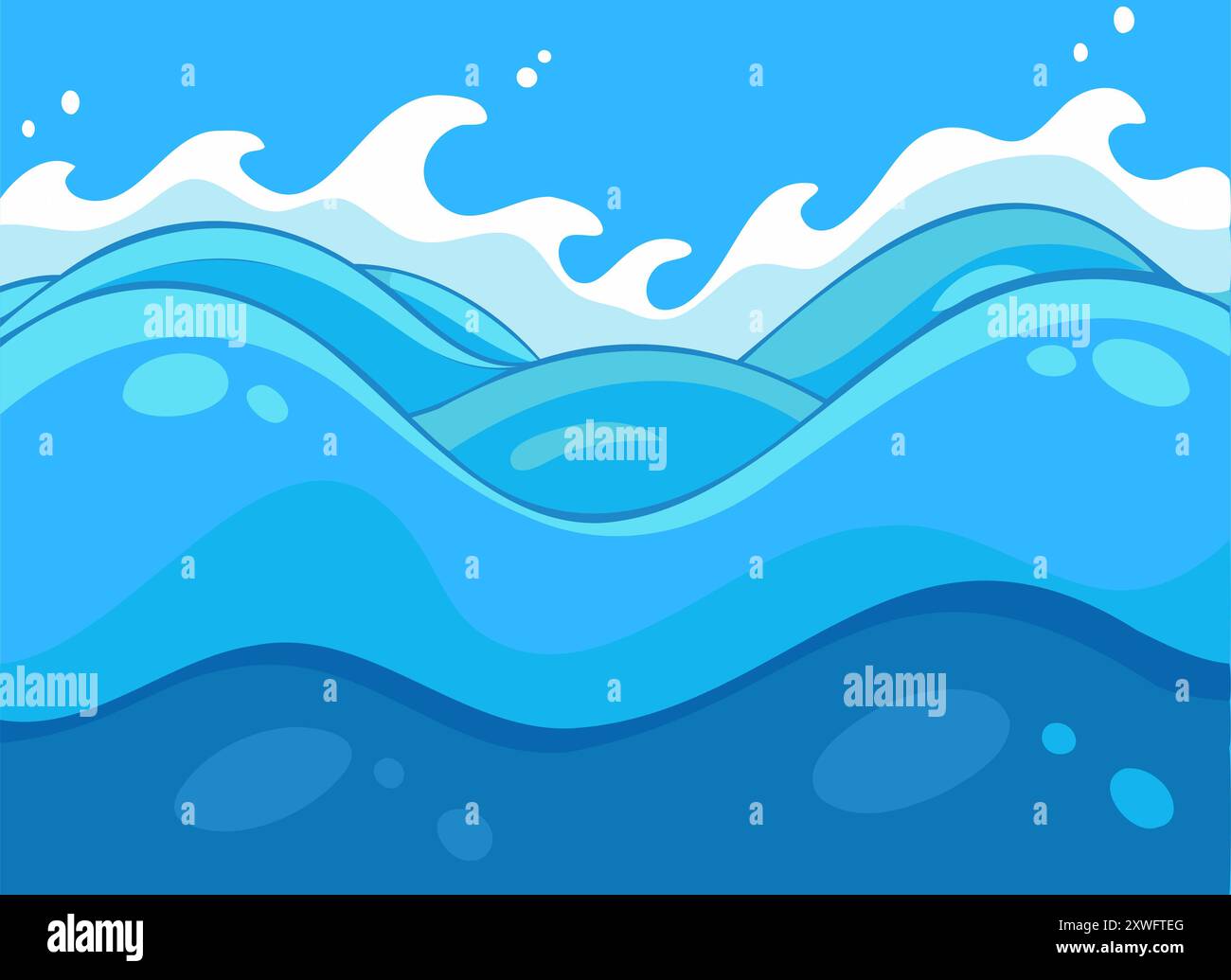 Vibrant ocean design hi-res stock photography and images - Alamy