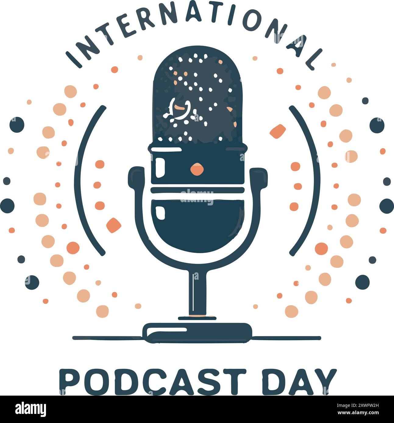 Celebrating International Podcast Day-The Evolution of Podcasting Stock ...
